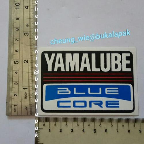 Jual Stiker/Sticker Yamalube BlueCore Motogp size 8.5cm satuan - Kab ...