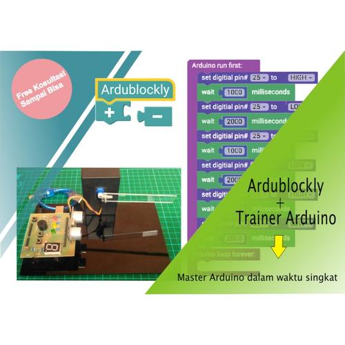 Jual Arduino Trainer ultrasonik servo paket lengkap basic dasar - Kab ...