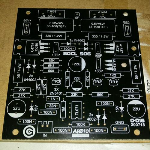 Jual pcb socl 506 amplifier - Kab. Pasuruan - KHURSYA ELECTRIC | Tokopedia