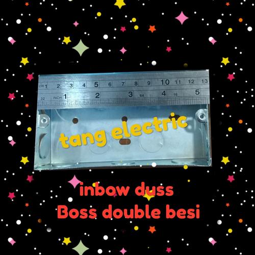 Jual inbow duss / kaleng Boss double / kaleng inbow doss / tempat ...