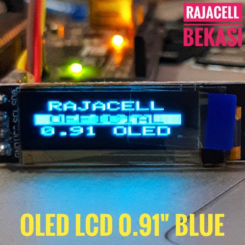 Jual New LCD OLED 0.91" BLUE 128X32 i2C Module for Arduino - Kota ...