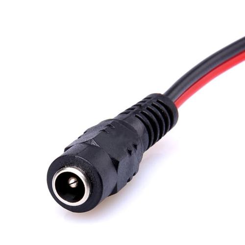 Jual 30cm DC power line 12V female connector plug wire head 5.5*2.1mm ...