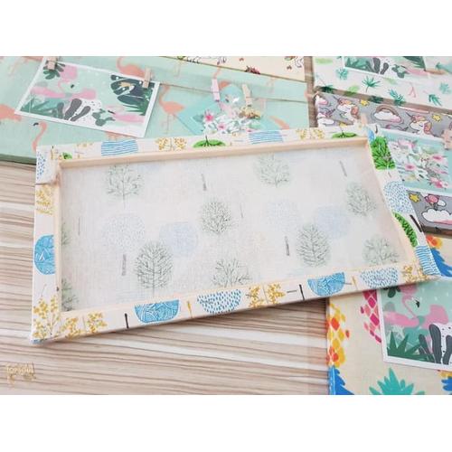 Jual Frame Polaroid 20x40cm / Bingkai foto pop up gantung jepit kayu ...
