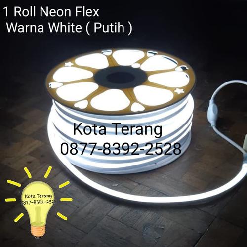 Jual Lampu Selang Led Neon Flex / Selang Susu 50 meter Putih Warmwhite ...