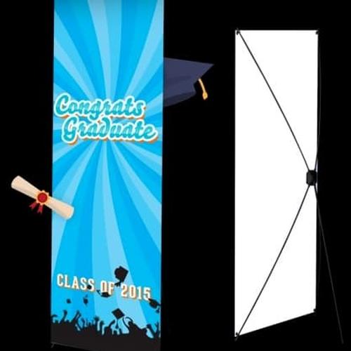 Jual Kaki Rangka X Banner fiber hitam 60x160 - Kota Tangerang ...