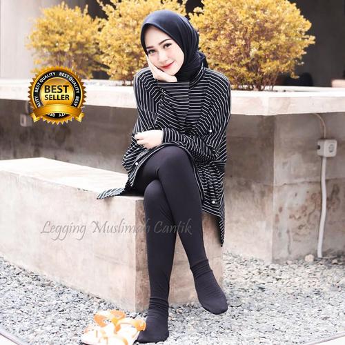 Jual PREMIUM Legging Wudhu Cantik Original Bahan Terbaik - Hijau Army ...
