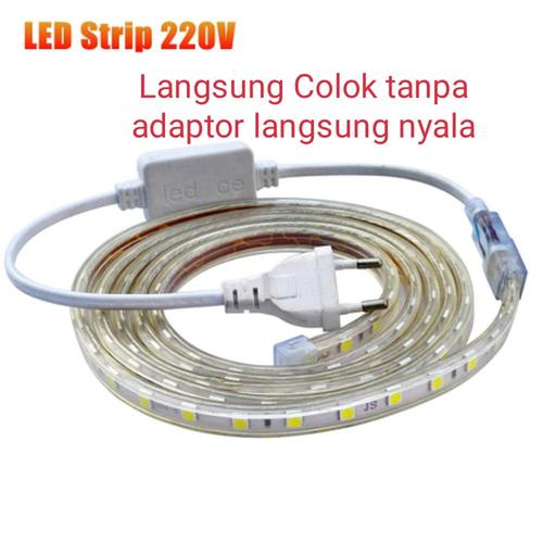 Jual Lampu Led strip 220V 10M lampu plafon etalase Hiasan Pohon ...