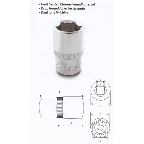 Jual MATA SHOCK 3/4" INCH DR 6PT 23 MM TEKIRO / SOKET SOCKET 3/4" DR ...