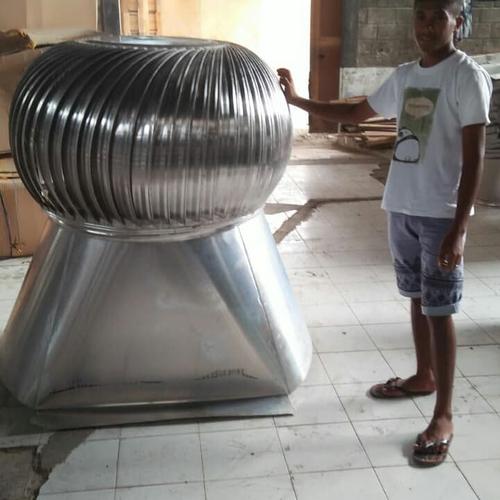 Jual TURBINE VENTILATOR exhaust atap CYCLONE ALLUMINIUM D-45cm (18 ...
