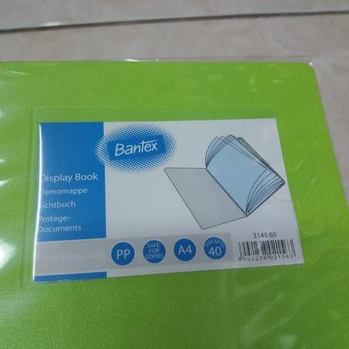 Jual Clear Holder A4 40 lembar Bantex 3145 / Display Book A4 40 Lembar ...