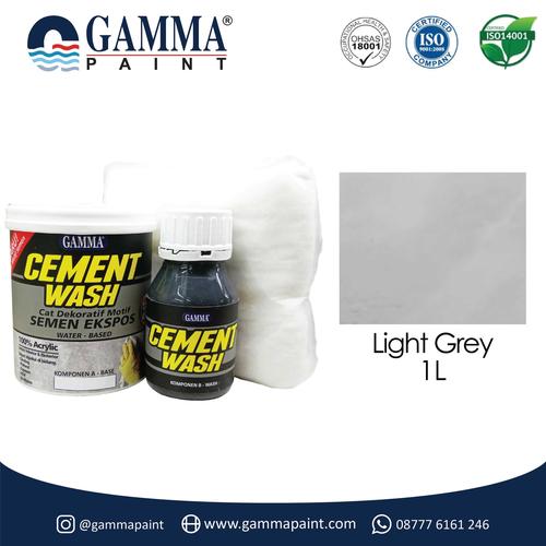 Jual Cement Wash Kit (1L & 300 ml) - Cat Motif Semen Ekspos - Light ...