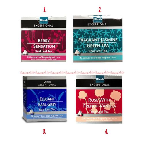 Jual Dilmah Berry Sensation Real Leaf Tea 20 Bag Teh Dilmah Rasa Buah ...