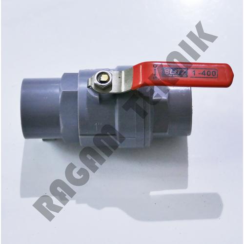 Jual Ball Valve BLITZ 1" inch Stop Kran Pvc Plastik Gagang Besi - isco - Kota Bandung - ragam ...