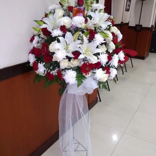 Jual rangkaian bunga /bunga standing/ucapan grand opening/ucapan ...