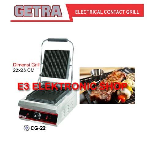 Promo Getra Electrical Contact Grill CG-22 Pemanggang Roti Tawar Steak ...
