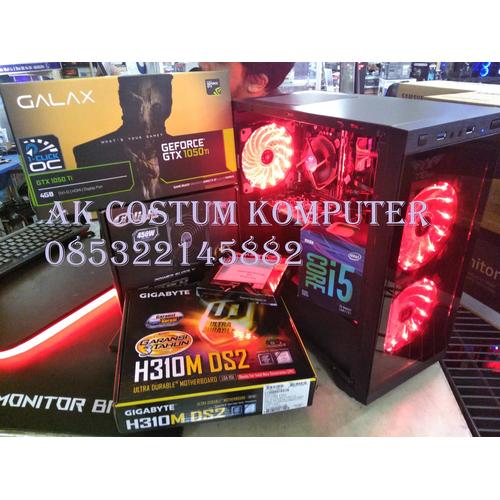 Jual PC CPU RAKITAN GAMING DESIGN INTEL CORE I5 9400 F / 1050TI 4G ...