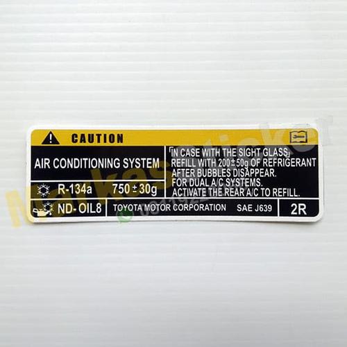 Jual Stiker Caution Air Conditioning System - Kab. Bandung - Markas ...