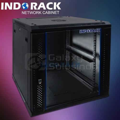 Jual INDORACK WALLMOUNT 12U Depth 450MM Single Door WIR4512S - Kota ...