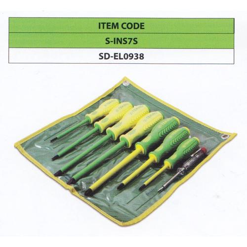 Jual OBENG SET LISTRIK 7 PCS S-INS7S TEKIRO / ELECTRO SCREWDRIVER SET 7 ...