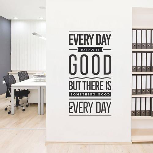 Jual Wall Sticker Dinding Kaca Quotes Good Day Rumah Cafe Kantor ...