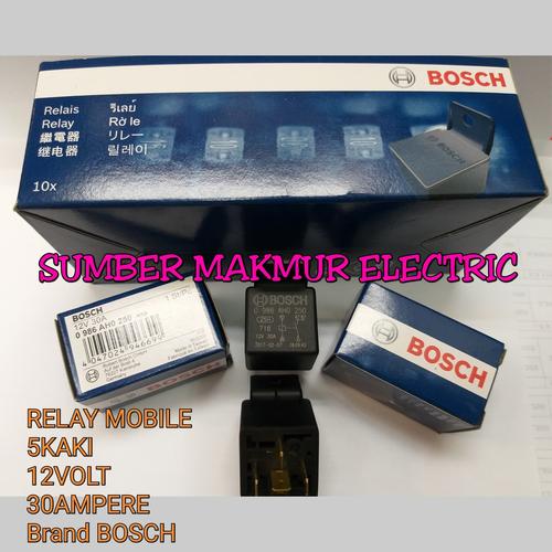 Jual RELAY MOBIL 5KAKI 12VOLT Brand BOSCH - Jakarta Barat - SUMBER ...