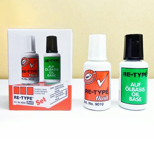 Jual Tip-eX Kuas Re-Type Correction Fluid Set 9200 - Kab. Bekasi ...