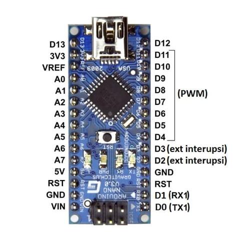 Jual Arduino Nano V3 ATmega 328 CH340 5V 16MB - 168 - Kota Padang ...