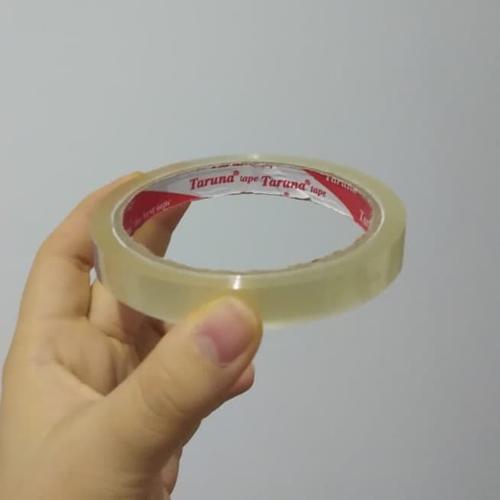 Jual Isolasi 1/2 inch x 50 yard / Solatip / Lakban Bening 12mm ...