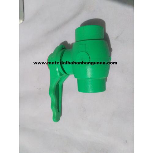 Jual ball tap plastic 1 inch PPR sambungan pipa air panas dingin rucika ...