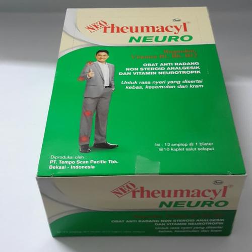 Jual RHEUMACYL NEURO (1box isi 12 amplop @1 blister @ 10 kaplet ...