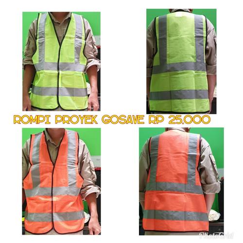 Jual Rompi proyek go save/safety/rompi/rompi safety - Kota Bandung ...