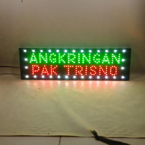 Jual tulisan lampu led / led sign angkringan pak trisno new - indor ...