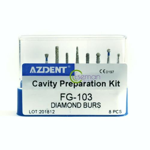 Promo Dental Cavity Preparation Bur Set FG-103 8pcs Bur Gigi Prep ...