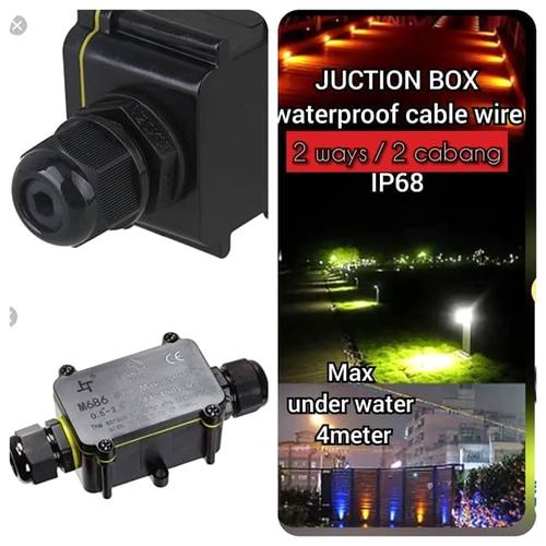 Jual Junction box sambungan waterproof cable kabel wire 2 ways cabang ...