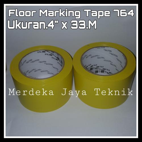 Jual Lakban Lantai 3M 764 Kuning Ukuran 4" x 33.M Floor Marking Tape 3M - Jakarta Barat ...
