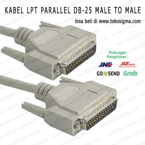 Jual KABEL PARALLEL 5 meter M-M SERIAL LPT DB25 DB-25 EPP ECP RS-232 25 pin - Jakarta Barat ...
