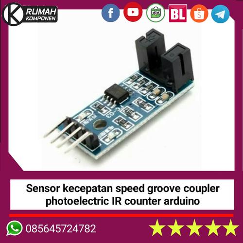 Jual Sensor kecepatan speed groove coupler lm 393 IR counter arduino ...