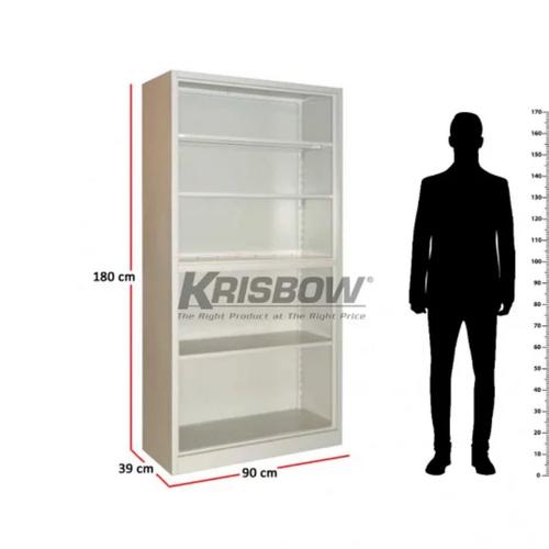 Jual Lemari File Cabinet 4selfing Krisbow Tanpa Pintu 180x90x39CM ...