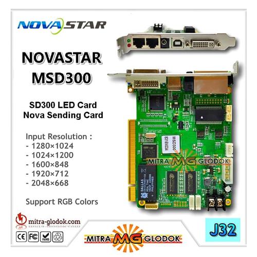 Jual NOVASTAR SENDING CARD MSD 300 CONTROLLER LED VIDEOTRON SD 300 ...