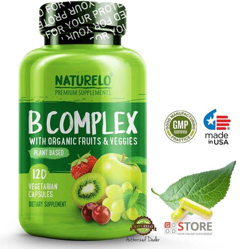 Jual NATURELO - Vitamin B Complex (Plant-Based) - 120 capsules ...