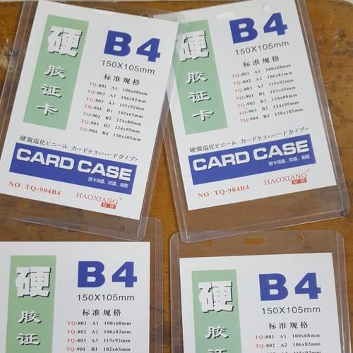 Jual Card Case B4 / Glue Card / Name Tag Tebal / PVC Tempat Id Card ...