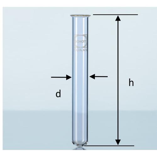 Jual TABUNG REAKSI 100ml. 30x200mm. Test tube. Beaded Rim. DURAN ...