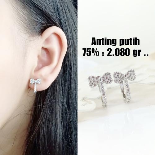 Jual Anting Emas / Mas Putih 75% Beraat 2.080 Gram.. - Jakarta Barat ...