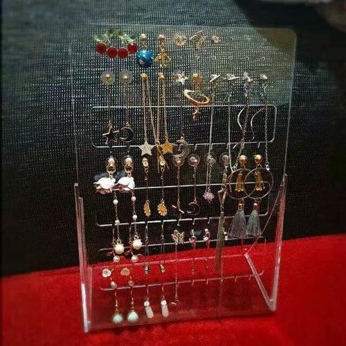 Jual tempat anting acrylic,jawelry display stand,anting meja akrilik ...