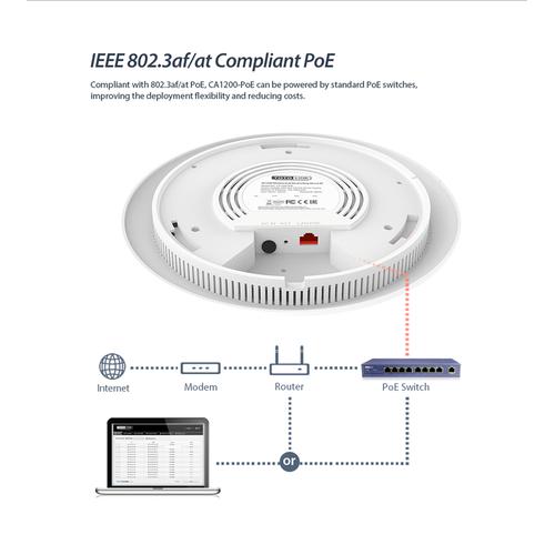 Jual Access Point Totolink CAP1200-POE Wireless Dual Band Celling Mount ...
