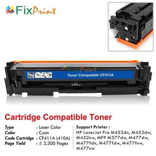 Jual Cartridge Toner Compatible HP 410A CF410A CF411A CF412A CF413A M477nw - Hitam - Jakarta ...