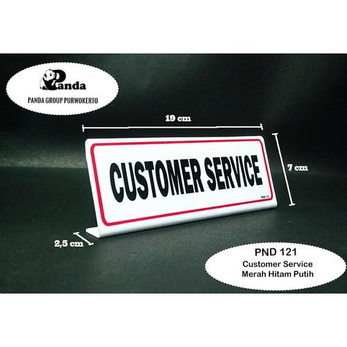 Jual Acrylic Customer Service Sign/ Akrilik Tanda Customer Service ...