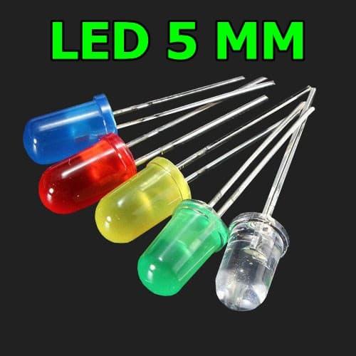 Jual LED 5MM 5 MM WARNA MERAH KUNING HIJAU RED GREEN YELLOW - Kota ...