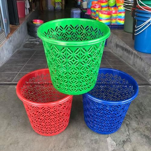 Jual Keranjang Tempat Sampah Tanpa Tutup Grill Bin Plastik Warna Bee ...