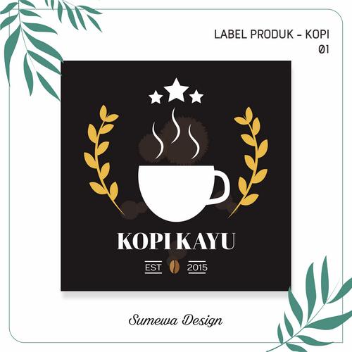 Jual Stiker Label Produk - Kopi 01 - Kab. Sleman - Sumewa Design ...